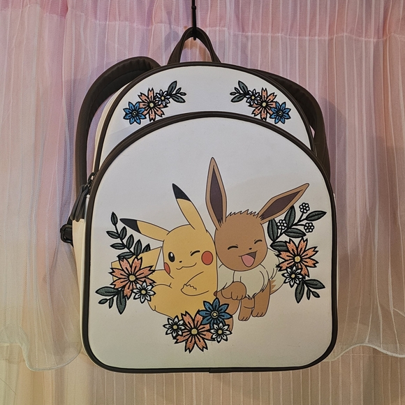 Loungefly | Bags | Loungefly Pokemon Backpack With Pikachu And Eevee ...